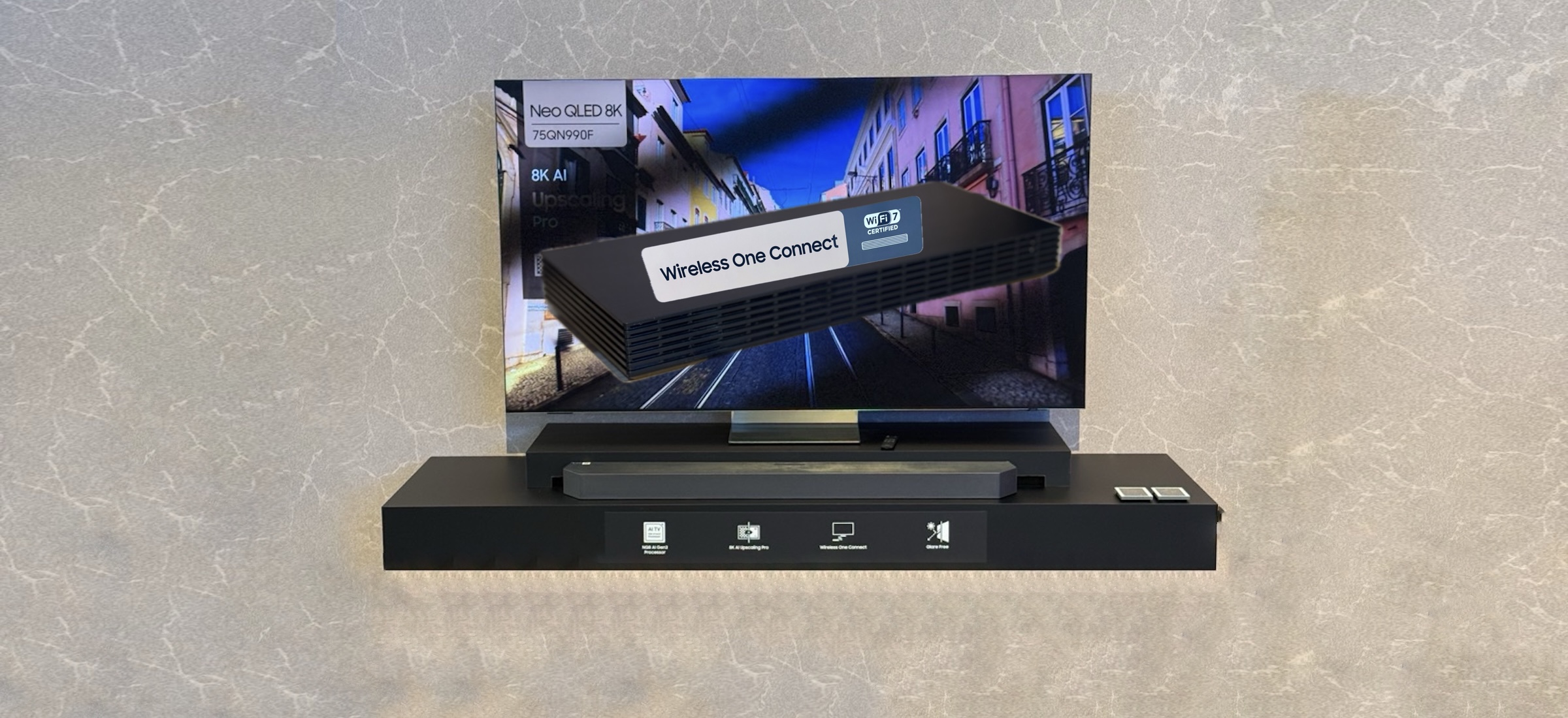 Wireless One Connect to koniec z bałaganem na szafce RTV. Za sprawą ...